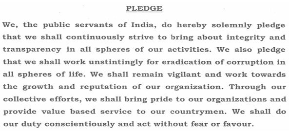 Pledge | CSIR-Central Glass & Ceramic Research Institute