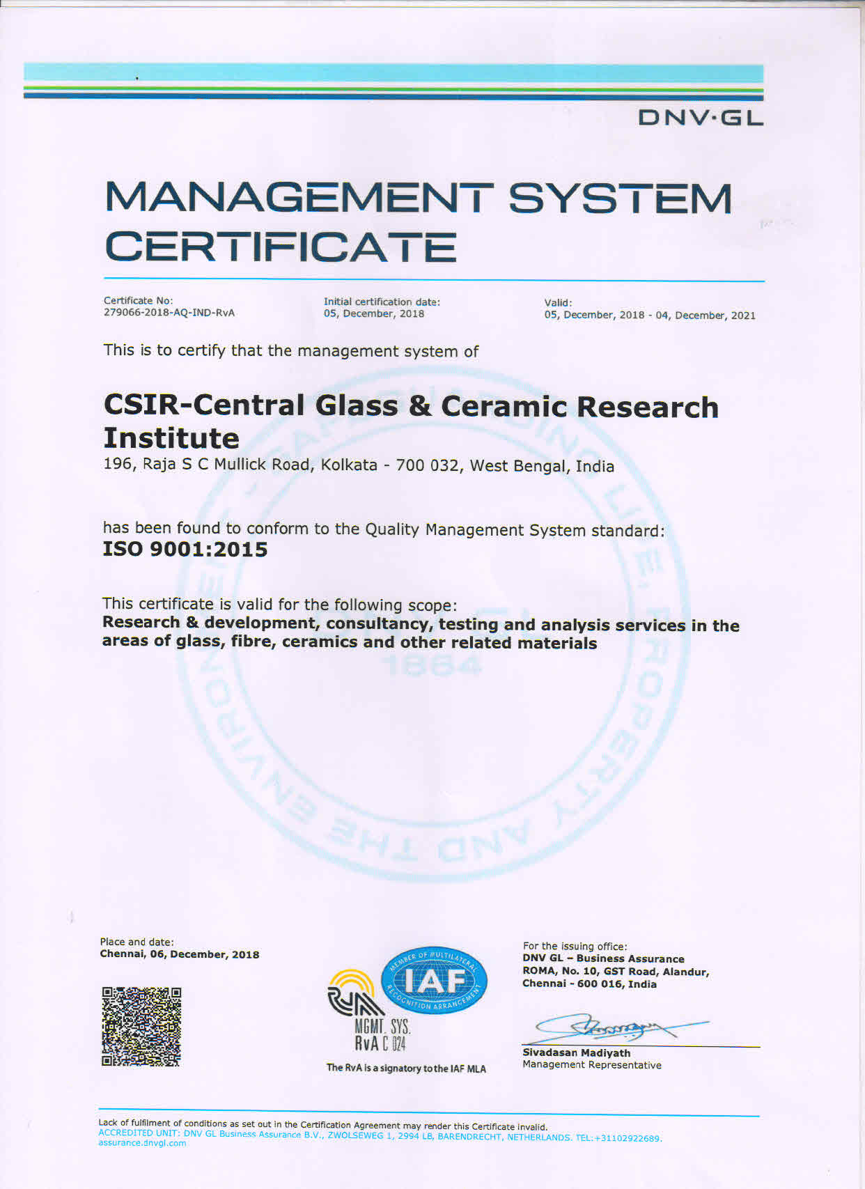 Sachchidananda Kumar | CSIR-Central Glass & Ceramic Research Institute